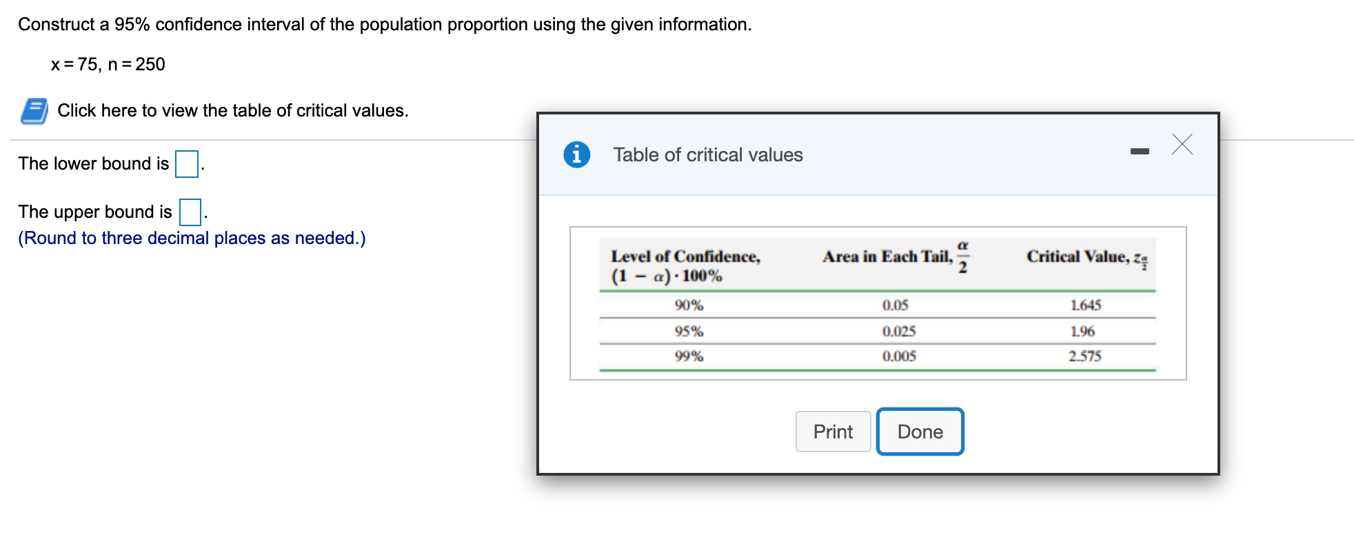 Solved Construct a confidence interval of the population | Chegg.com