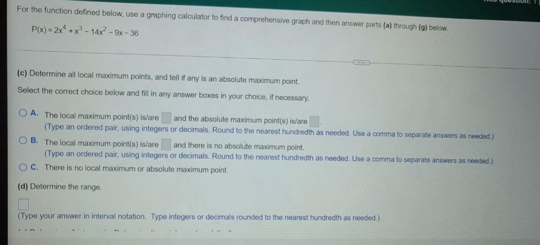 Solved Next question For the function defined below, use a | Chegg.com