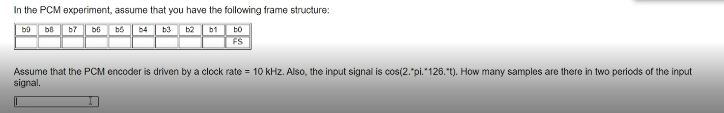 Solved In the PCM experiment, assume that you have the | Chegg.com