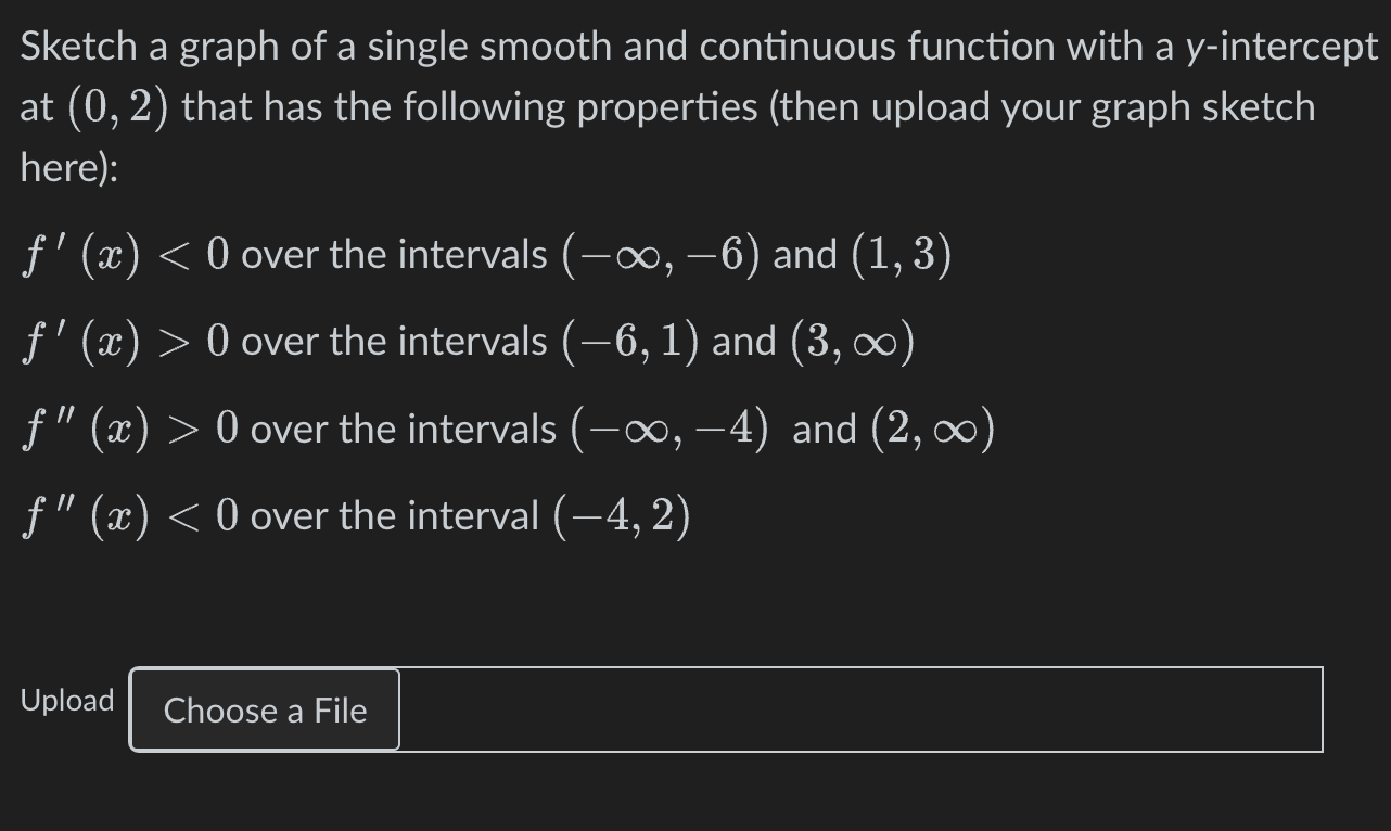 Solved If Sketch a graph of a single smooth and continuous | Chegg.com