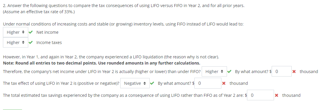 Solved stating Inventory Values Using the LIFO Inventory | Chegg.com