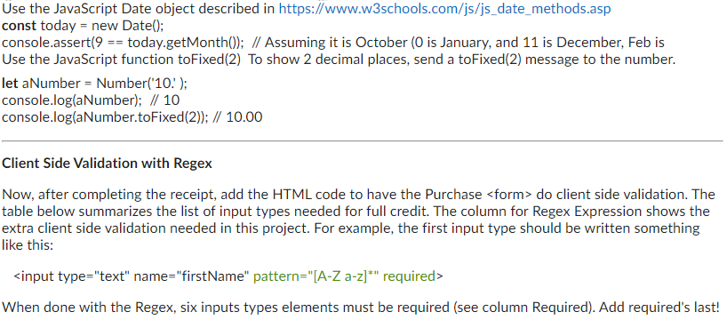 Solved 11) Receipt and Validation In this Assignment, you'll | Chegg.com
