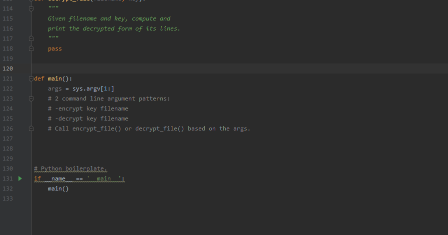 Solved e, encrypt_file(), decrypt_file() Implement these | Chegg.com