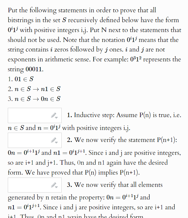 Put the following statements in ﻿order to ﻿prove that | Chegg.com