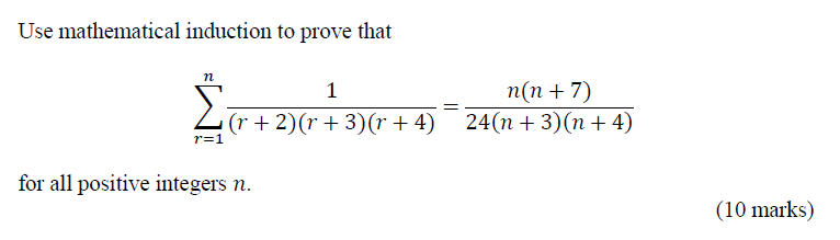 Solved Use mathematical induction to prove that | Chegg.com