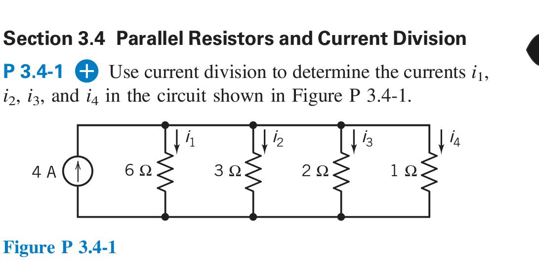 Solved Section 3.4 Parallel Resistors and Current Division P | Chegg.com