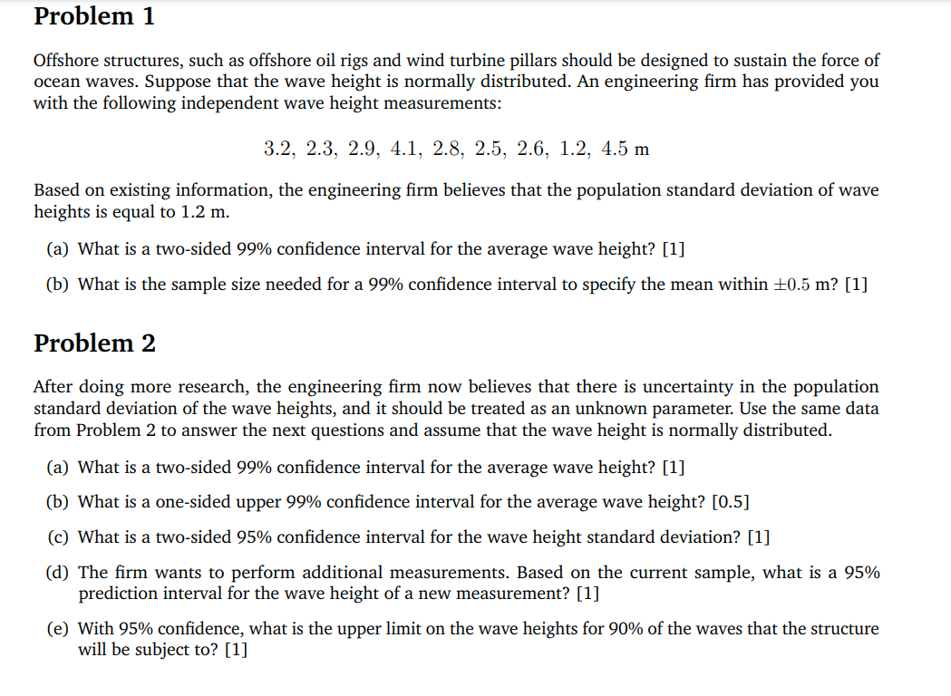 Solved Offshore structures, such as offshore oil rigs and | Chegg.com