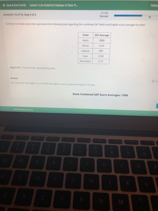 Solved TERESA Save&End Certify Lesson: 2.2a Graphical | Chegg.com