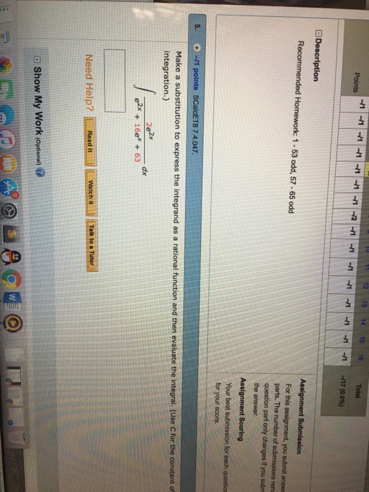 Solved Description Assignment Submission Recommended | Chegg.com