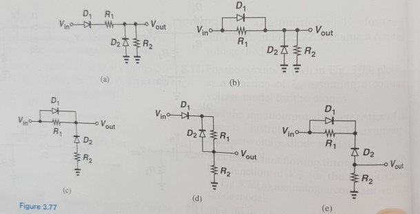 Solved 3 24 Plot The Input Output Characteristic Of