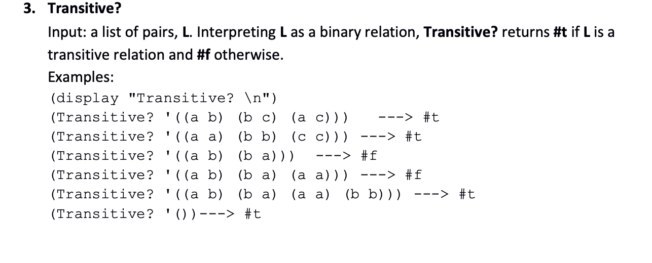 Implement The Following Racket Functions You Must
