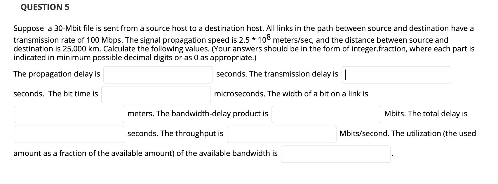 QUESTION 1 If the current EstimatedRTT and DevRTT are | Chegg.com