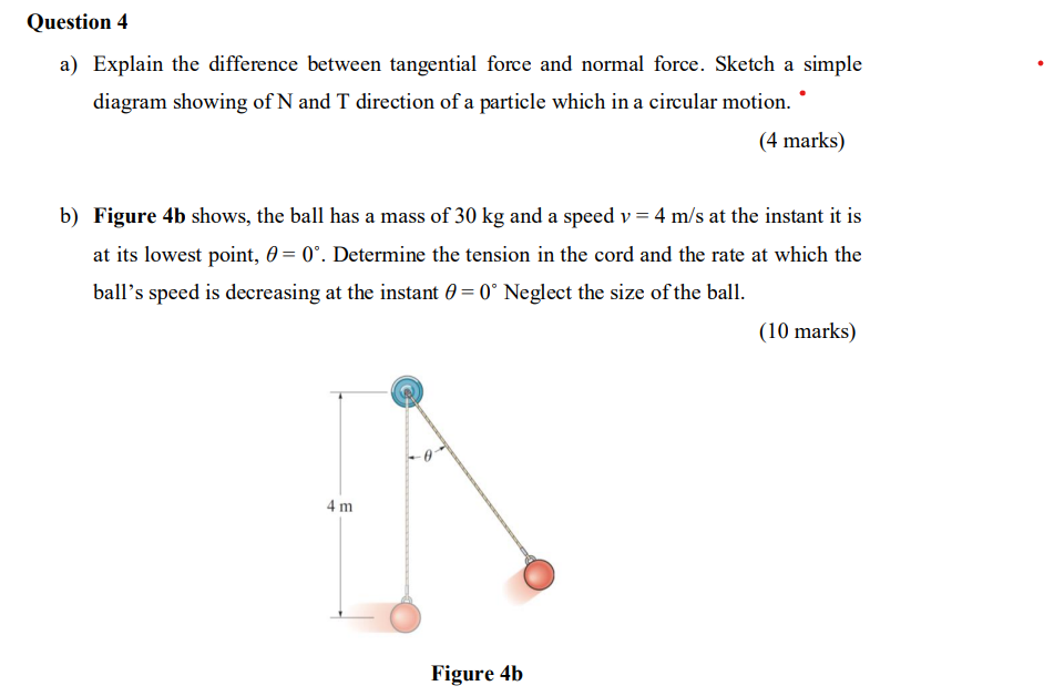 Solved Question 4 a) Explain the difference between | Chegg.com