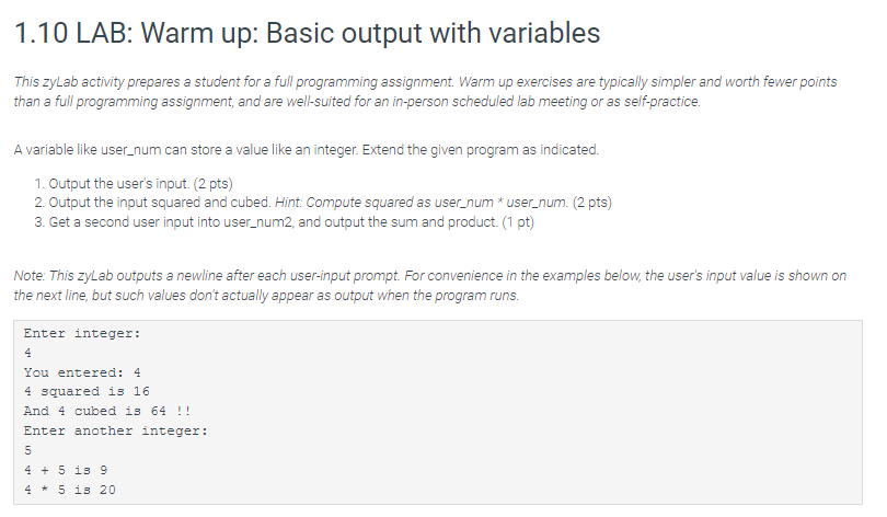 Solved I have the answer to the question below but I keep | Chegg.com