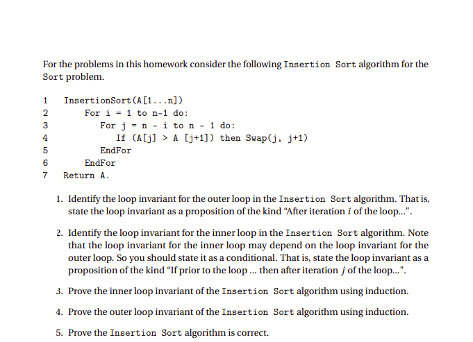 Solved For the problems in this homework consider the | Chegg.com
