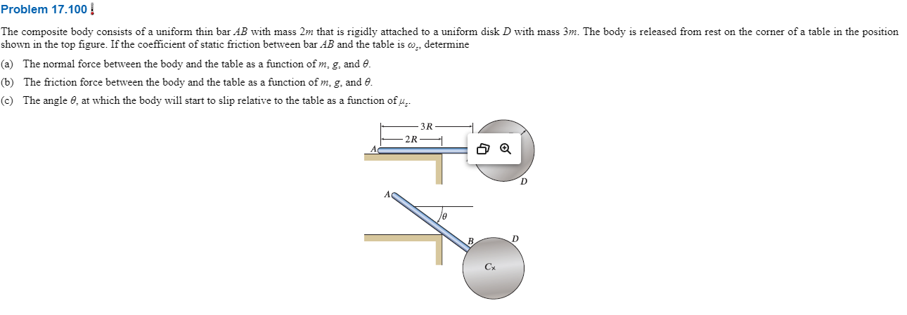 Solved Problem 17.100The composite body consists of a | Chegg.com