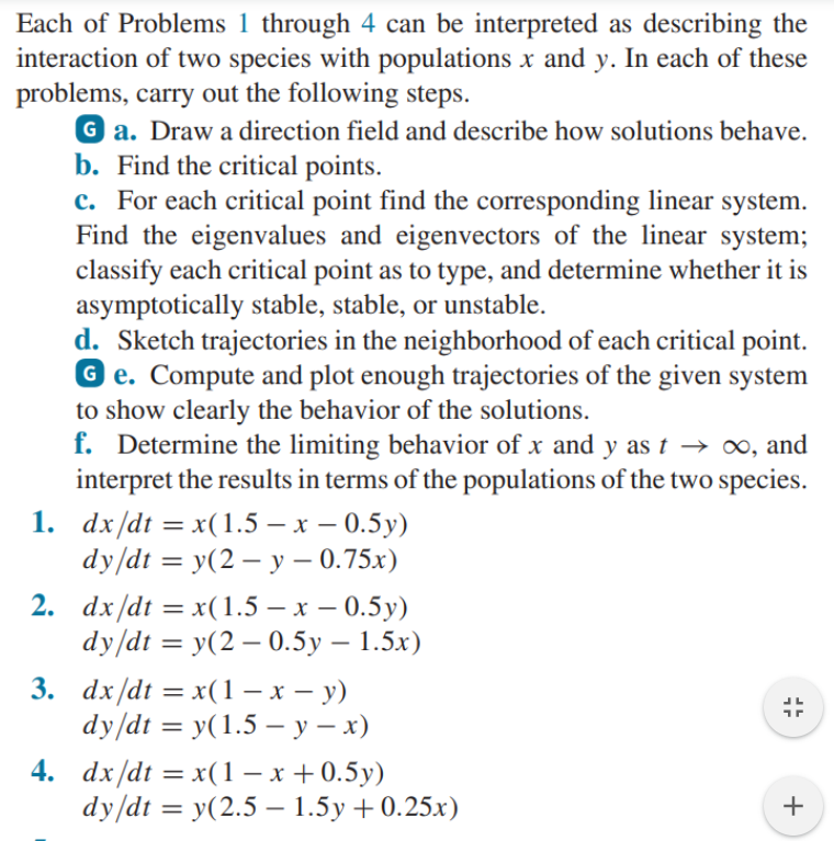 Solved Each of Problems 1 through 4 can be interpreted as | Chegg.com