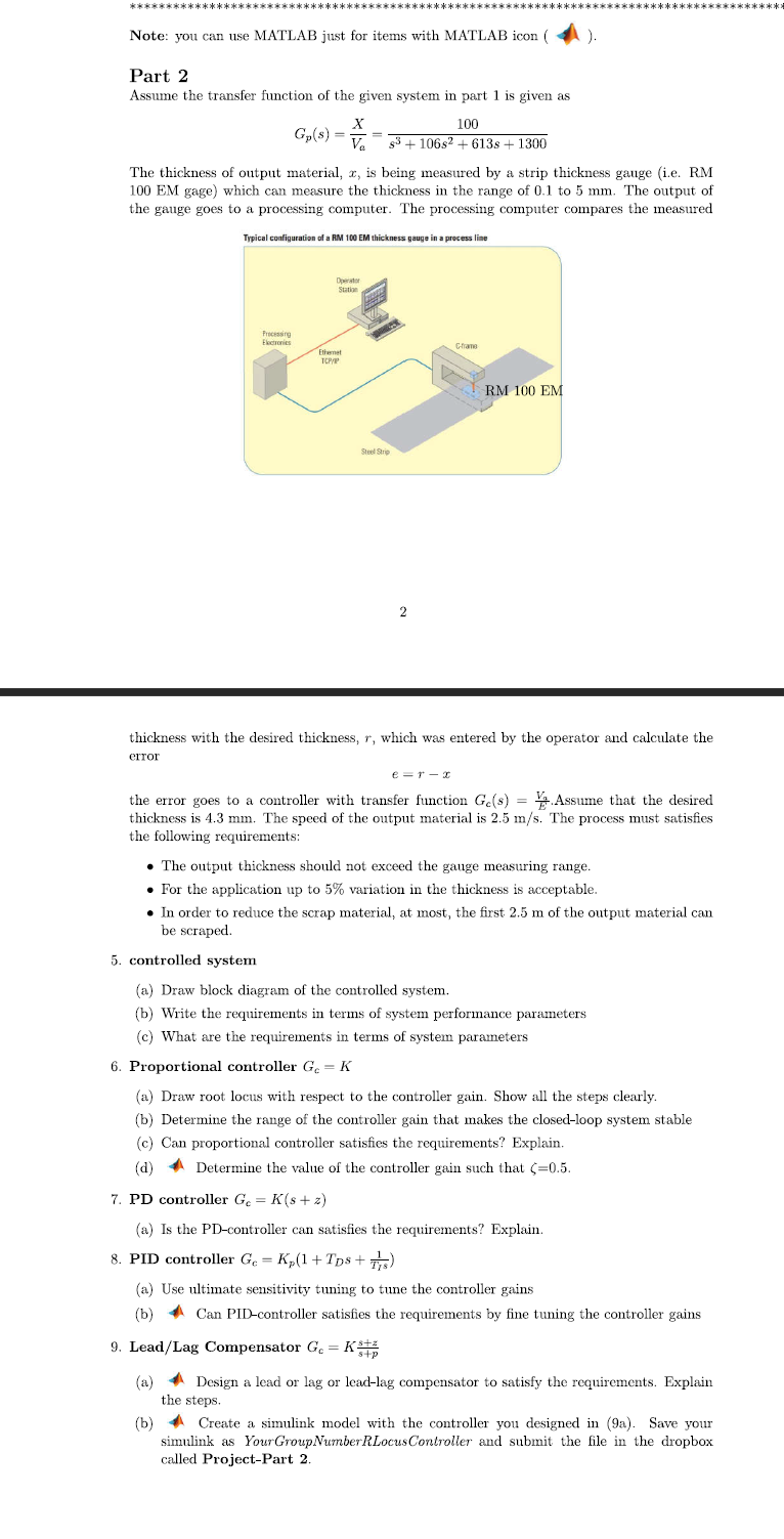 Note: you can use MATLAB just for items with MATLAB | Chegg.com