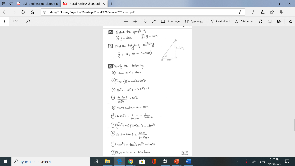 Solved civil-engineering-degree-pl | Chegg.com