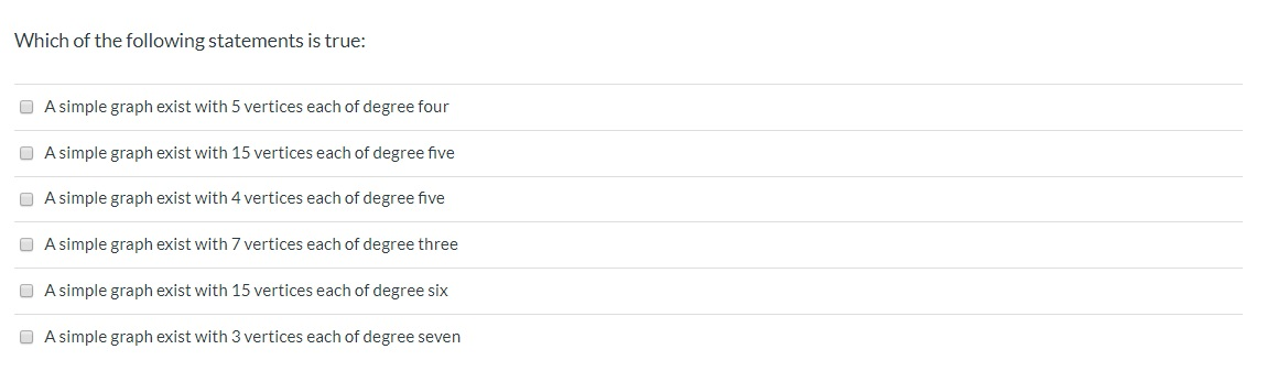 Solved Which of the following statements is true: A simple | Chegg.com
