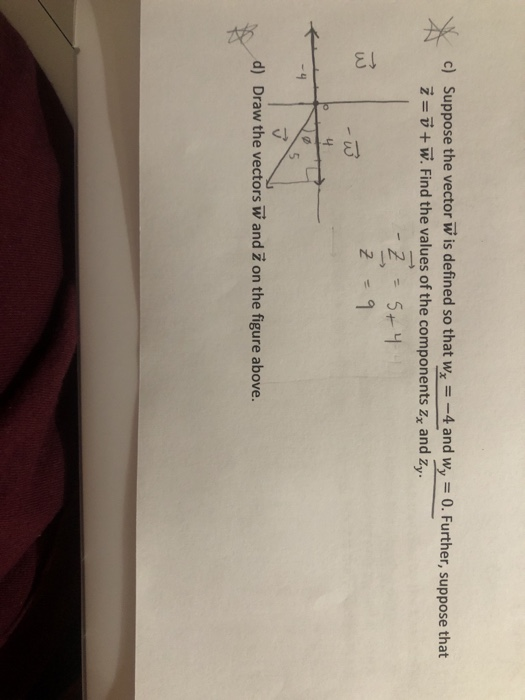 Solved PHYS 2010 Written HW 2 Name: 2) A vector v has length | Chegg.com
