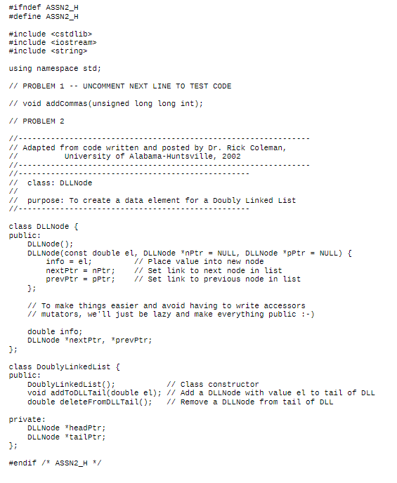 C++ ﻿pleaseYou may use the code in the supplied | Chegg.com