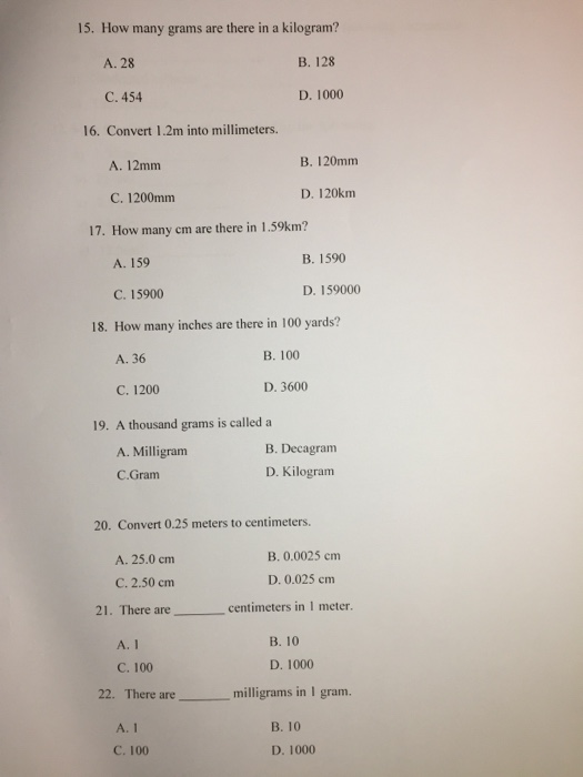 Solved Chapter-2: Measurement an SI units 1. What does SI | Chegg.com