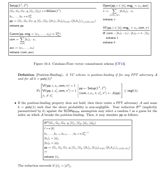 Solved Question 4. (Catalano-Fiore Vector Commitment.) In | Chegg.com