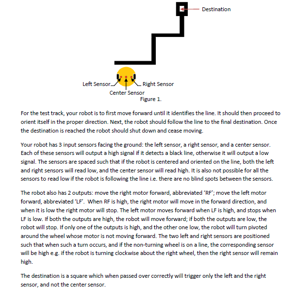 Destination 4 Left Sensor Right Sensor Center Sensor | Chegg.com