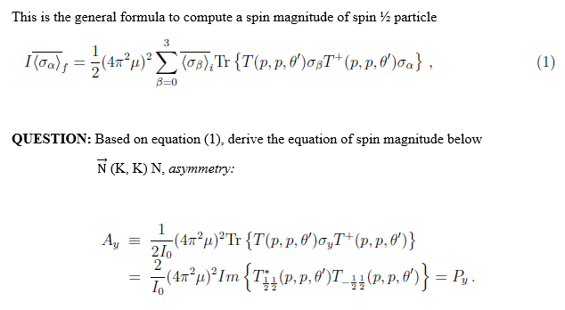 Solved This is the general formula to compute a spin | Chegg.com