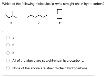Solved Which of the following molecules is not a | Chegg.com