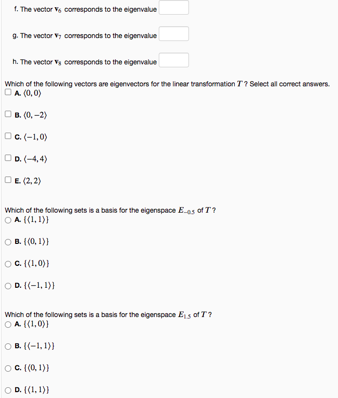 Solved (1 point) Suppose T : R2 + R2 is the linear | Chegg.com