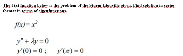 Solved The f(x) function below is the problem of the | Chegg.com