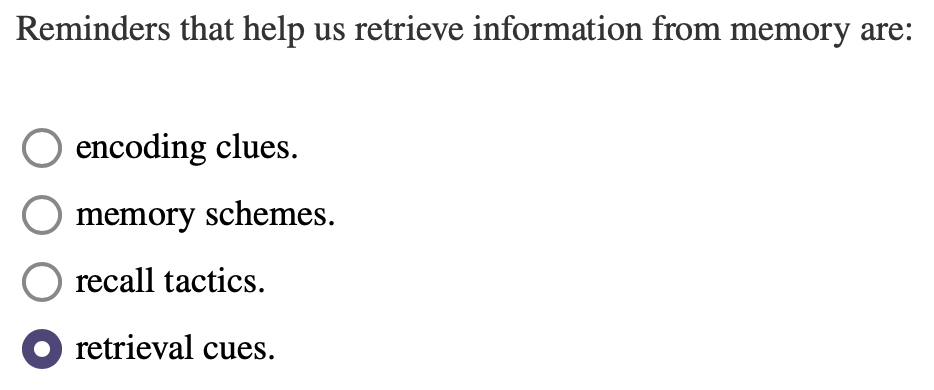 interference is when we have problems remembering old | Chegg.com