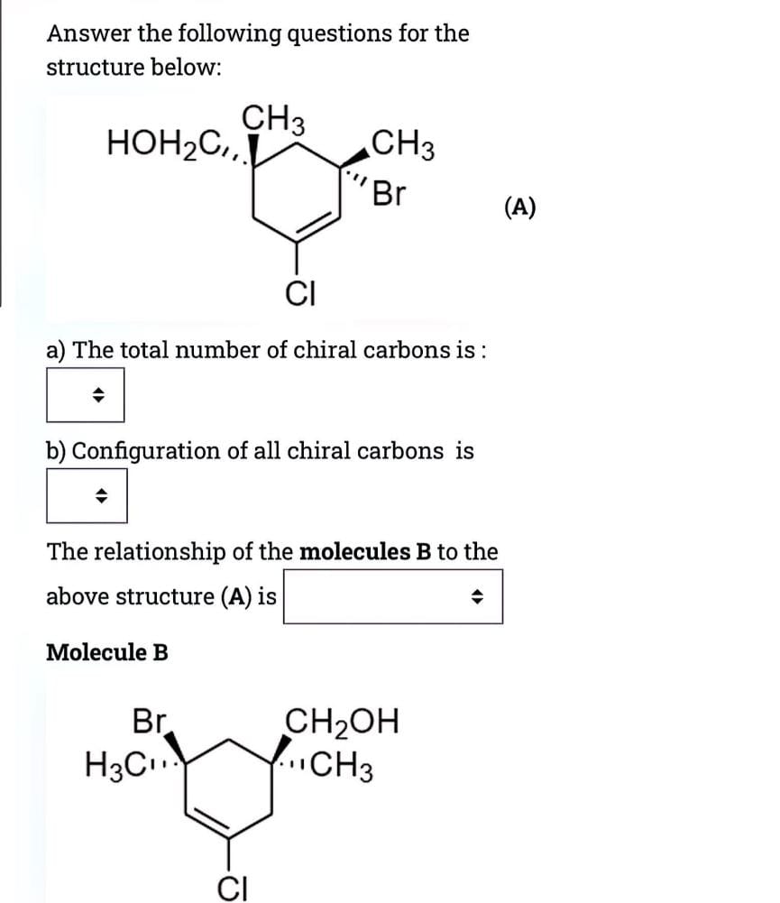 Solved Answer the following questions for the structure | Chegg.com
