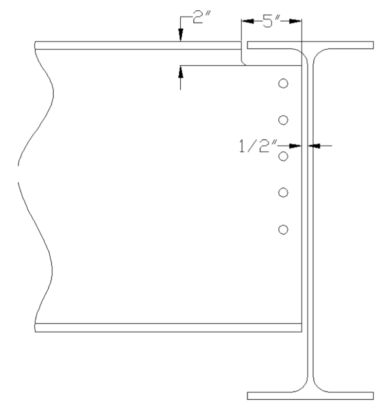 Solved If a W27X84 beam is coped 2” in depth and at a length | Chegg.com