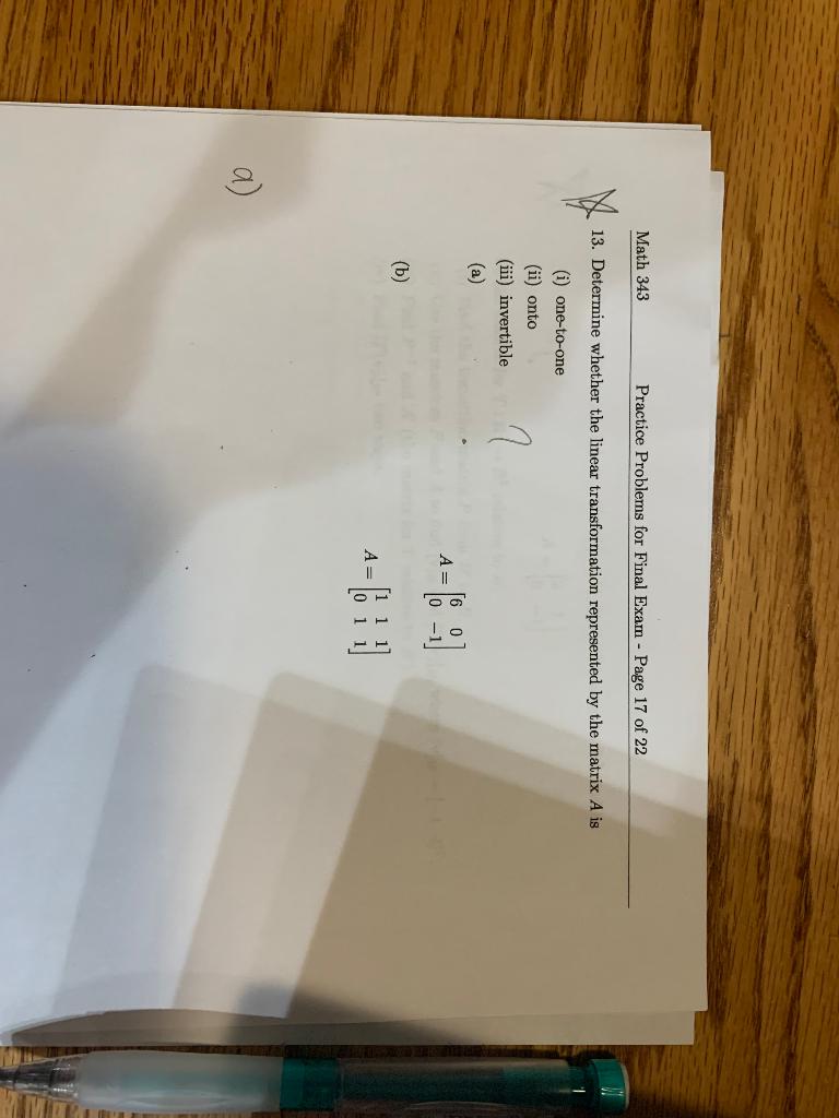 Solved Math 343 Practice Problems for Final Exam - Page 17 | Chegg.com