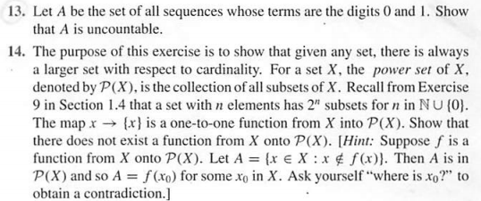 Solved Problem 3. Given a set X, let P(X) denote the power | Chegg.com