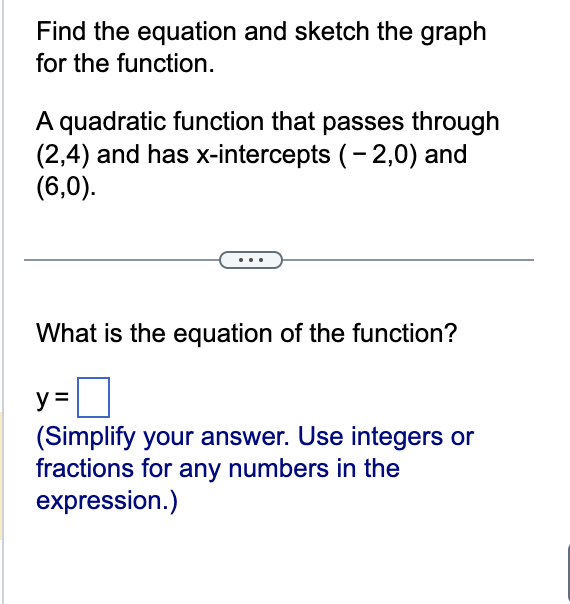 [Solved]: Find the equation and sketch the graph for the f