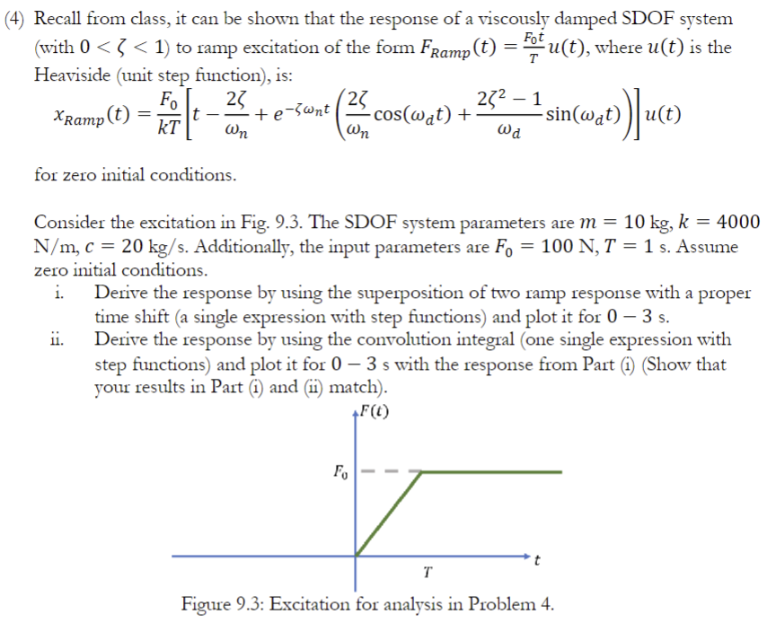 Solved 4) Recall from class, it can be shown that the | Chegg.com
