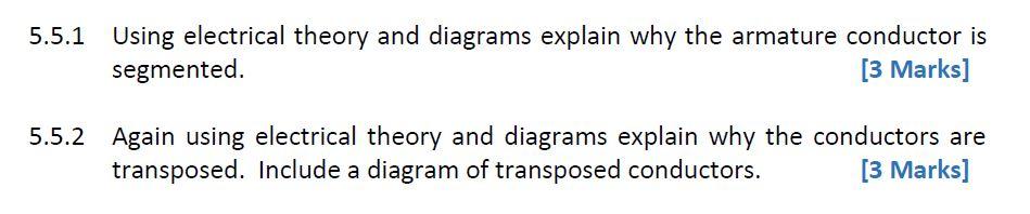 Solved The conductors of large alternators are segmented, as | Chegg.com