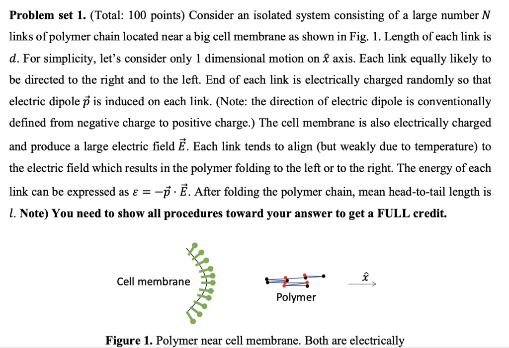 Solved Problem set 1. (Total: 100 points) Consider an | Chegg.com
