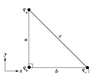 Solved Suppose that three-point charges, qa,qb and qc | Chegg.com