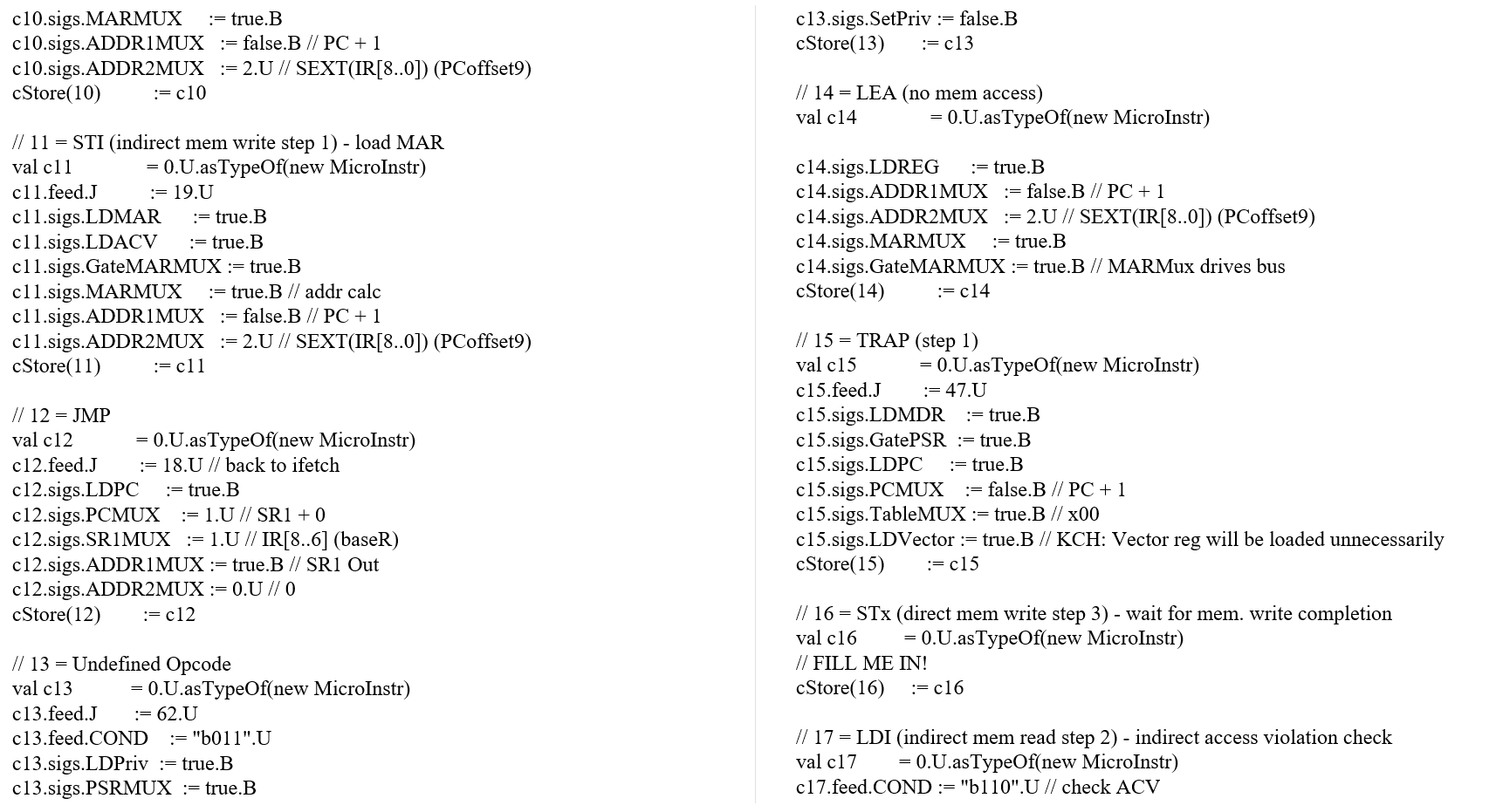 Solved chisel coding help // TODO: who needs math anyway? | Chegg.com