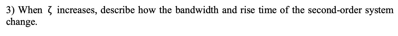 Solved Problem 3. Consider the following second-order | Chegg.com