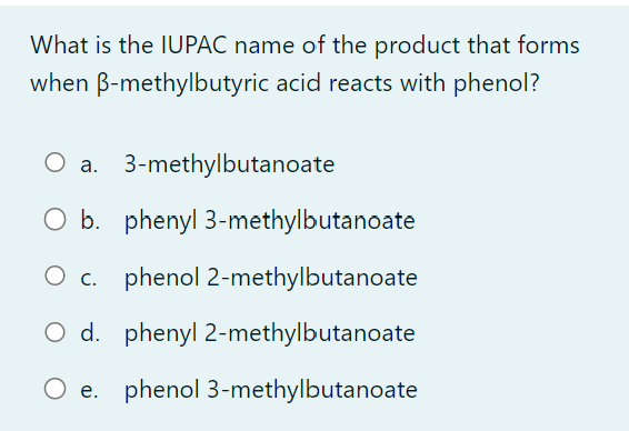 Solved What Is The Iupac Name Of The Product That Forms When Chegg