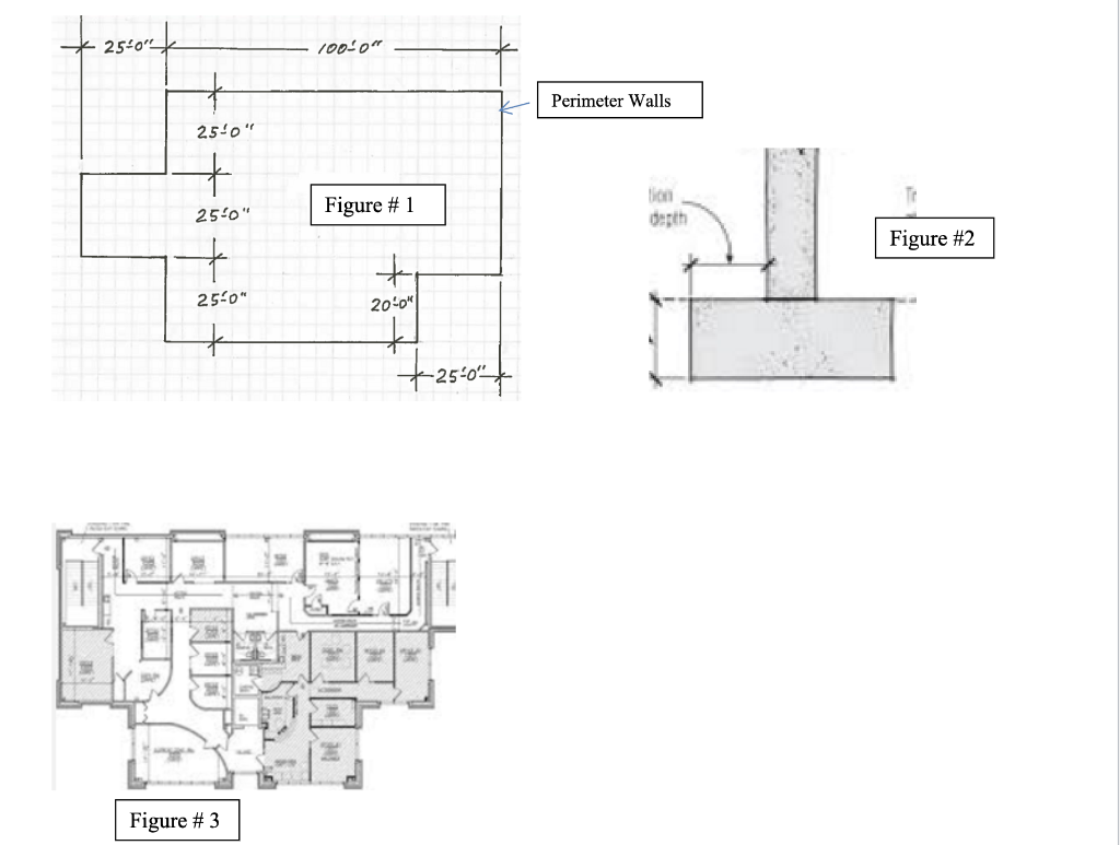 Solved Figure # 1 shows a very basic floor plan of perimeter | Chegg.com