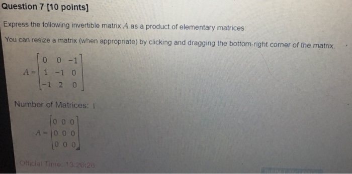 Solved Question 7 [10 points] Express the following | Chegg.com