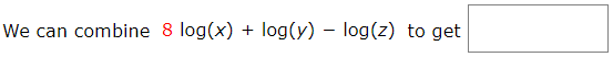 Solved (a) We can expand log(xx) to get (b) We can combine 5 | Chegg.com