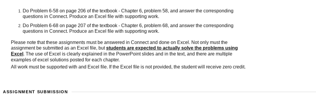 Solved Please attach excel file if possible, professor wants | Chegg.com